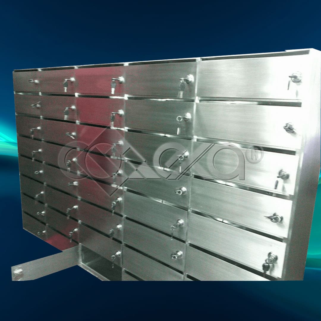 Porta buzón de acero inoxidable | Mobiliario Médico Comexa